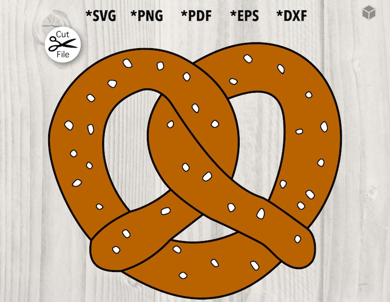 Brezel Schnittdatei svg png pdf dxf eps für - Etsy Österreich