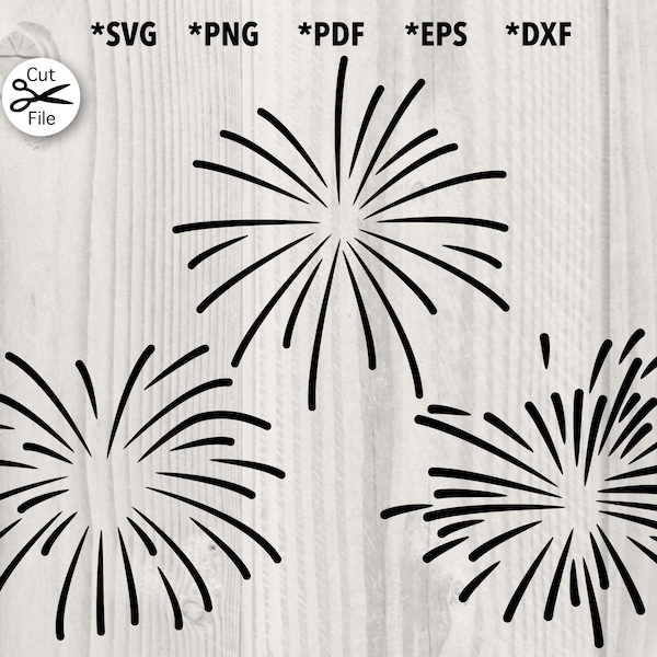 Fireworks Svg - Etsy
