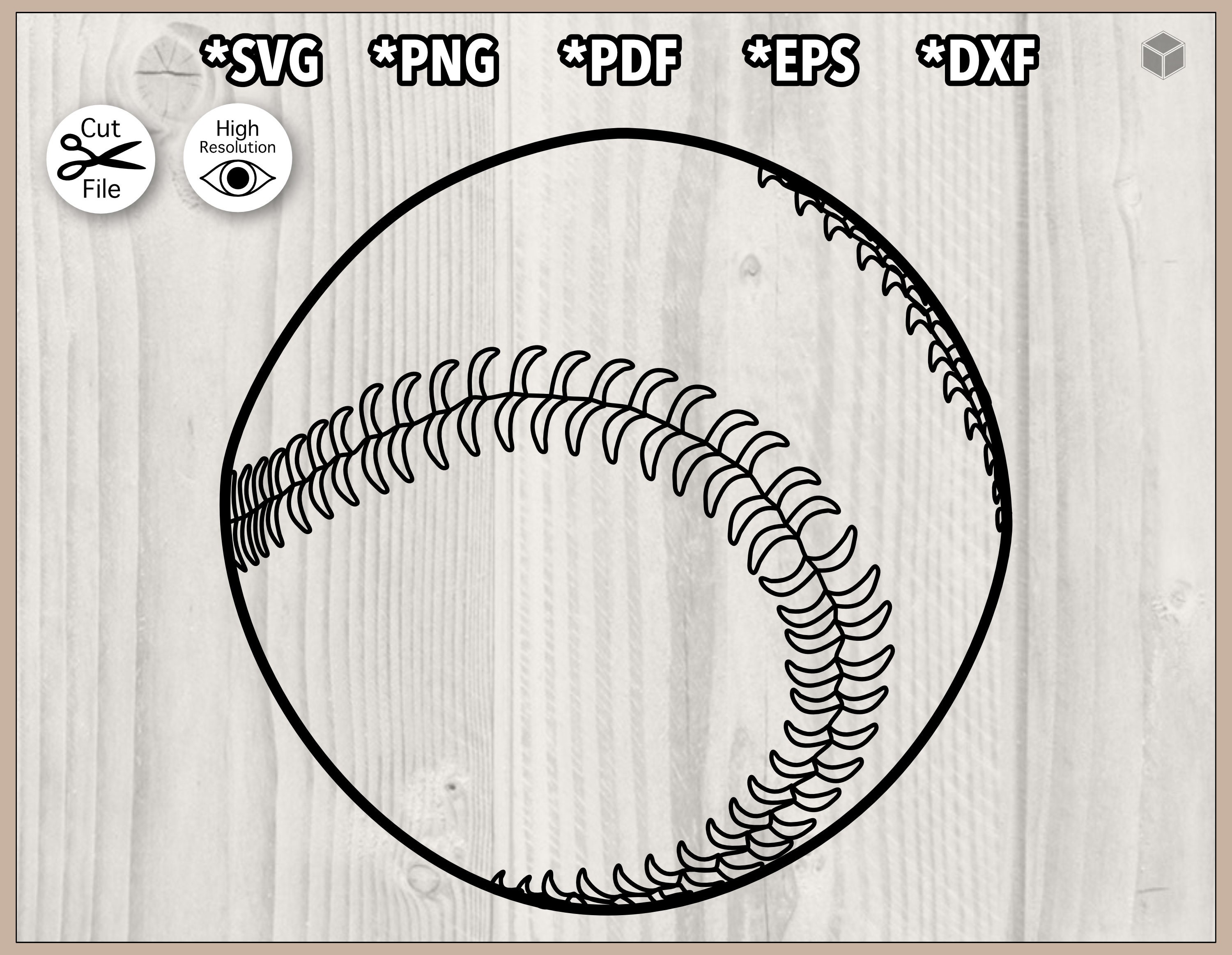 Baseball Ball Outline Ballgame Engraving Line Art Sport - Etsy