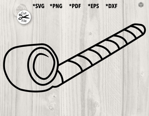 Party Blower Outline Svg Png Pdf Dxf Eps - Etsy