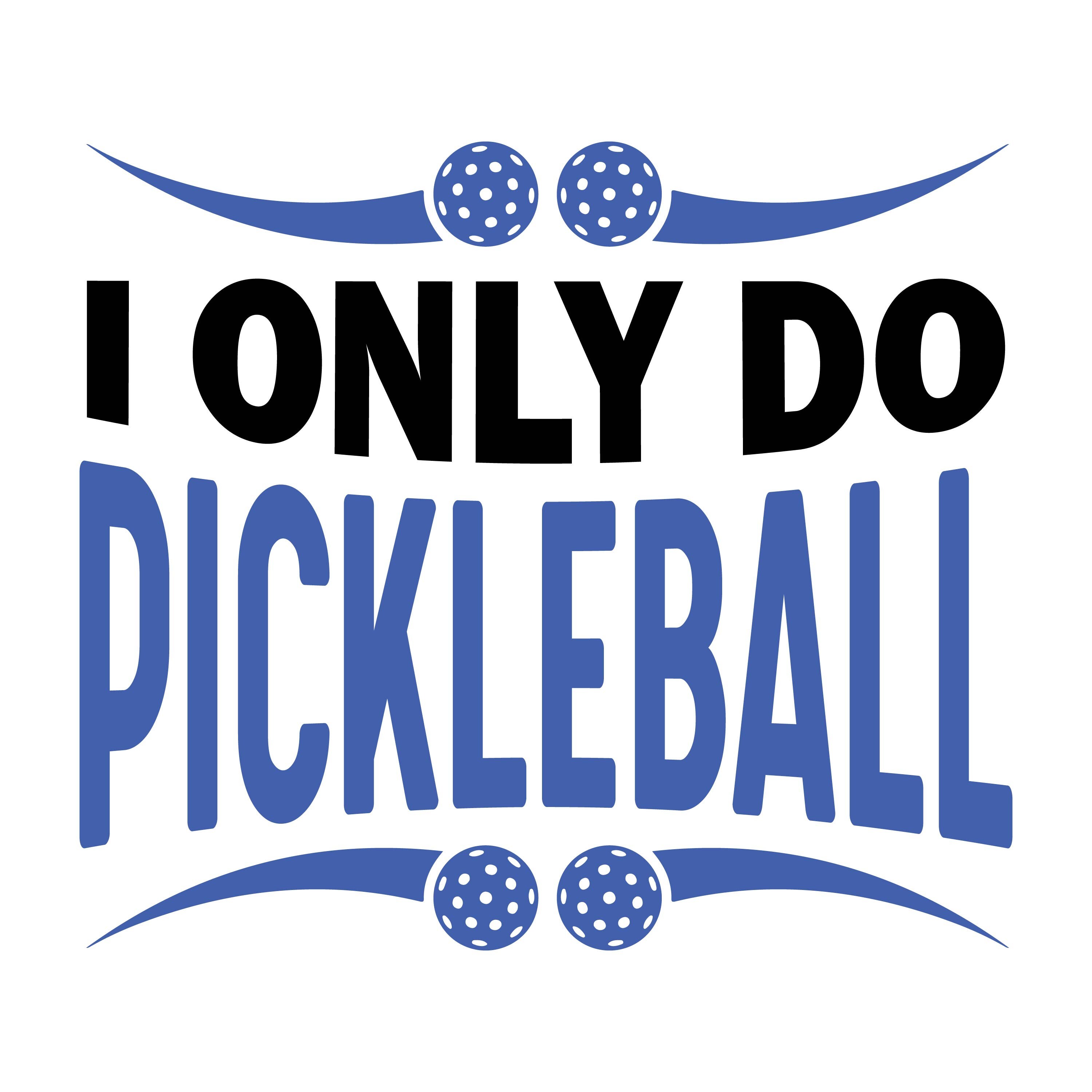 Pickleball BLUE SVG Bundle With 10 Great Designs perfect for Apparel ...