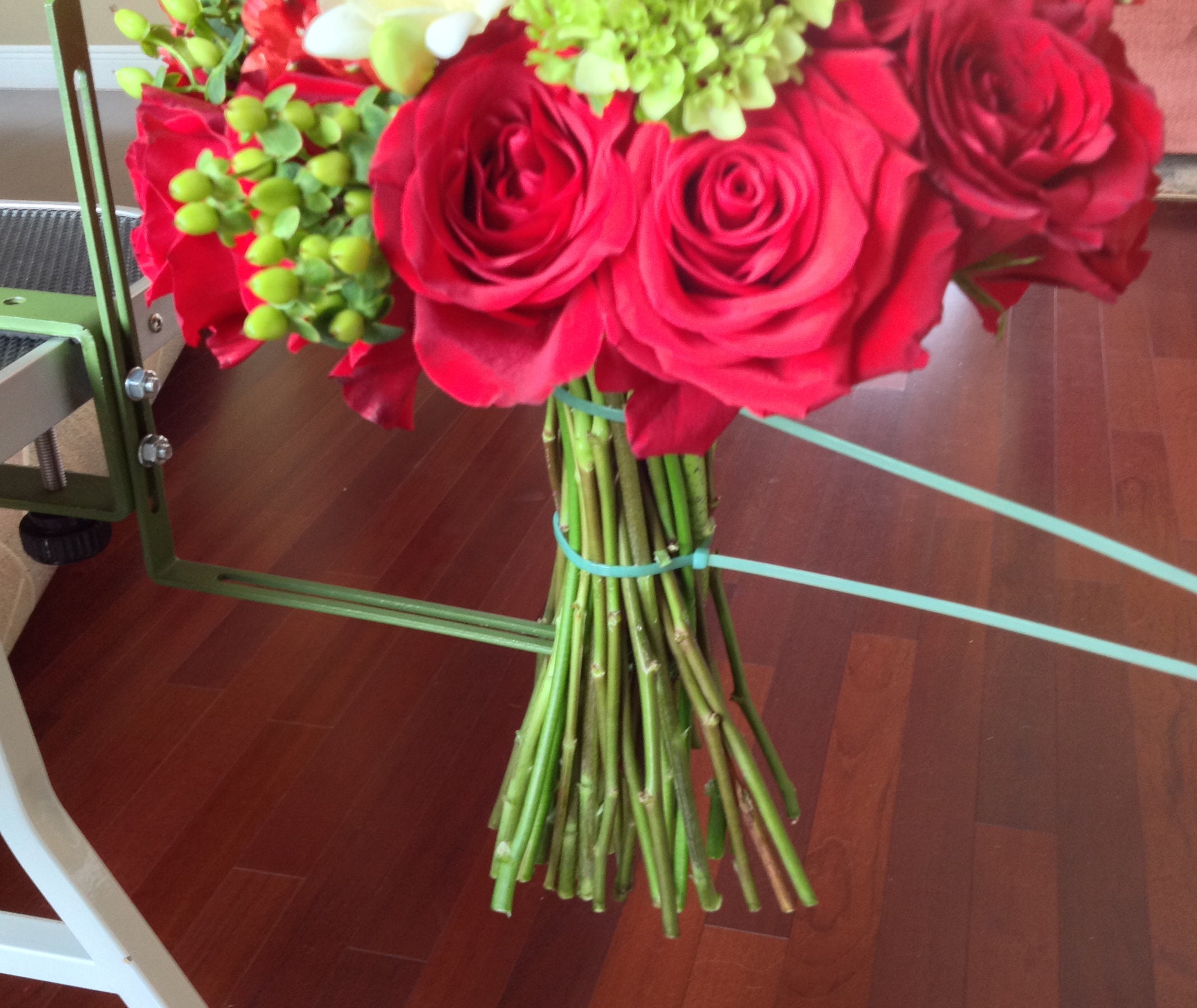Bag of 100 Green Bouquet Stem Ties - 14 Inch Long for the Quick & Easy ...