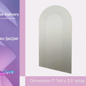 Arched Ripple Backdrop, Grooved Arch for Parties - Etsy