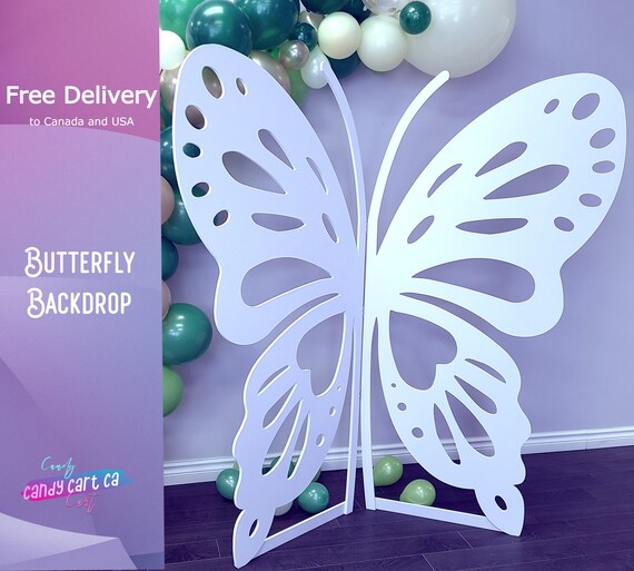 Free Standing Butterfly Backdrop Photo Backdrop Unique - Etsy