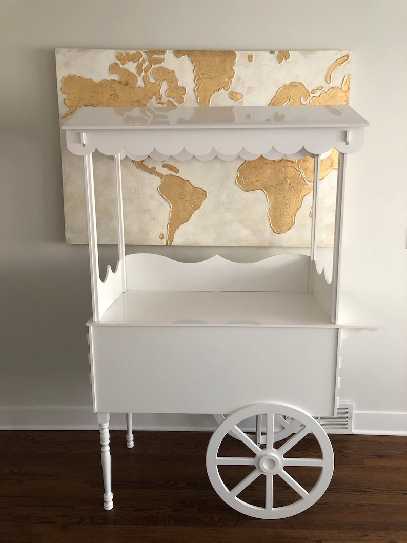 Sweet Cart on Decorative Wheels Candy Cart Adult Sweet Cart - Etsy