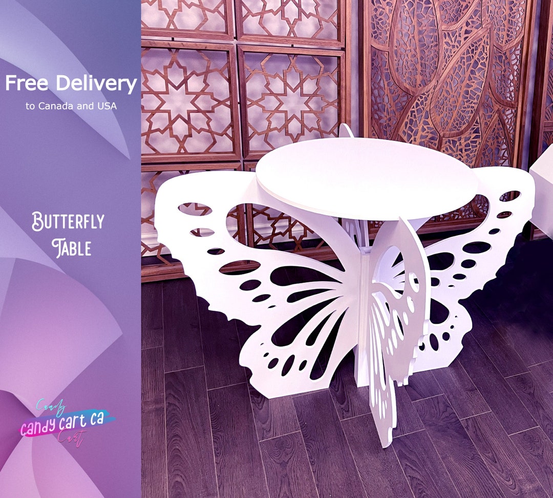 Butterfly Table Cake Stand Birthday Decor - Etsy