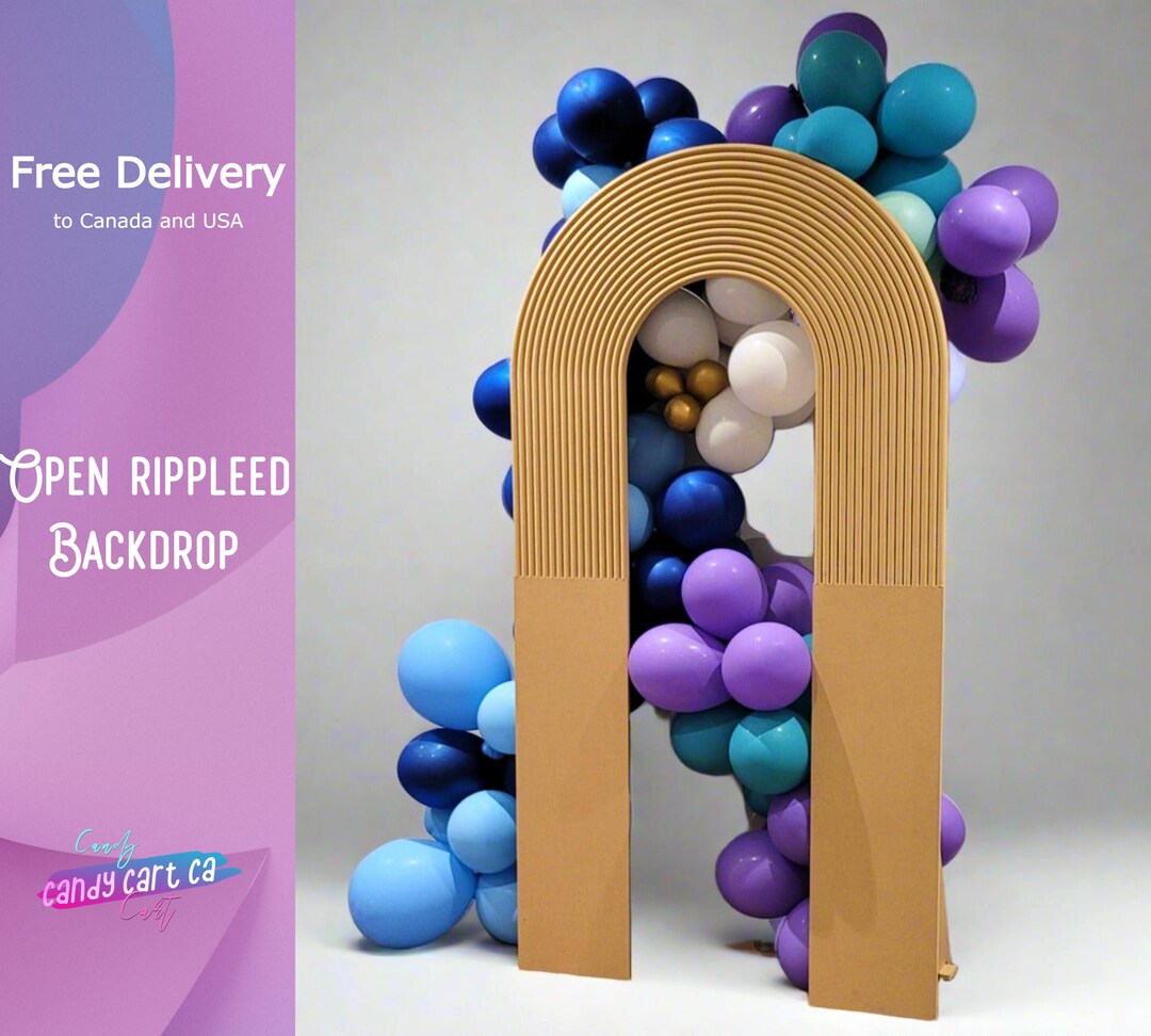 Open Ripple Backdrop, New Design for Birthday and Wedding Parties ...