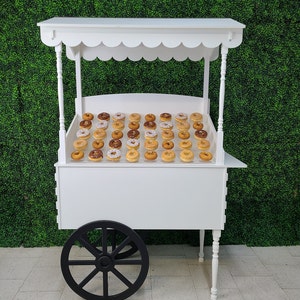 Donut Cart: White PVC Candy Cart, Cake Stand, Party Decor - Etsy