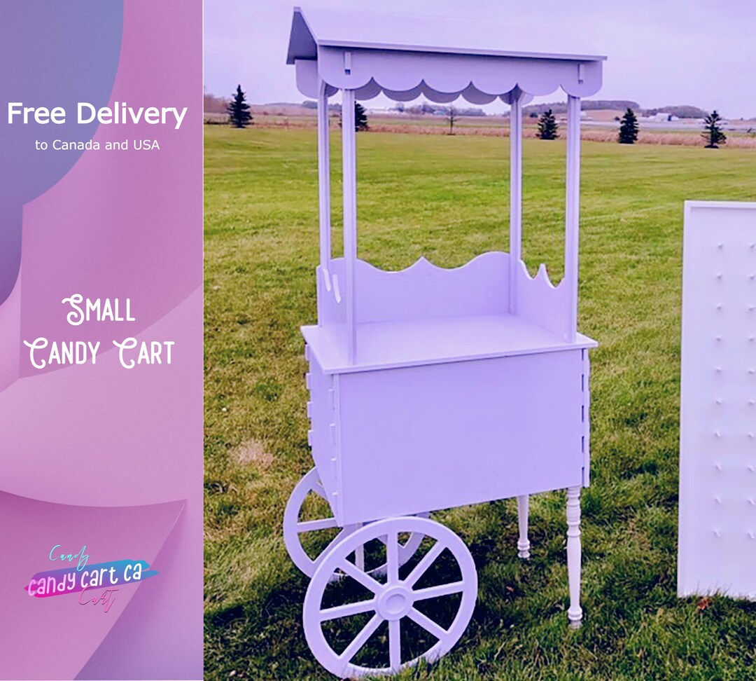 Mini Candy Cart, Sweet Cart on Decorative Wheels| Small Candy Cart ...