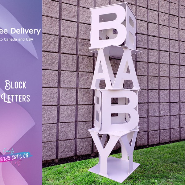 Giant Letters - Etsy