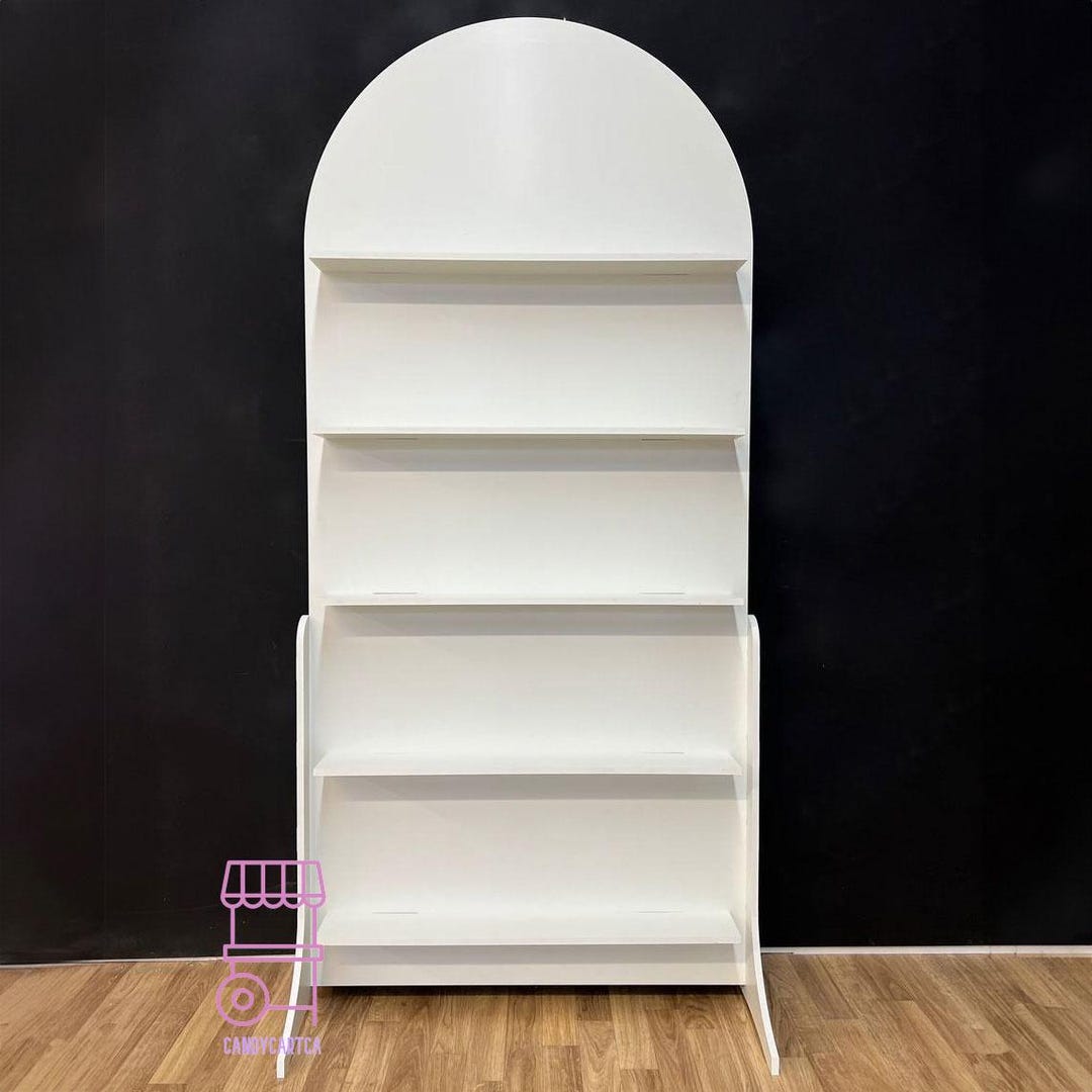 Treat Wall, Event Decor, Arched Backdrop With Shelves for Display - Etsy