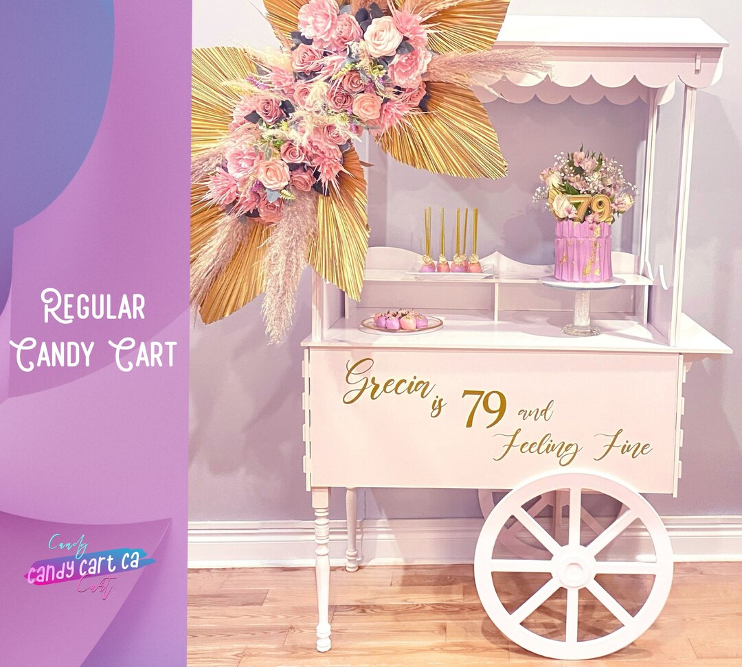Sweet Cart, Candy Cart, Cake Stand, Mini Bar, Party Decorations ...