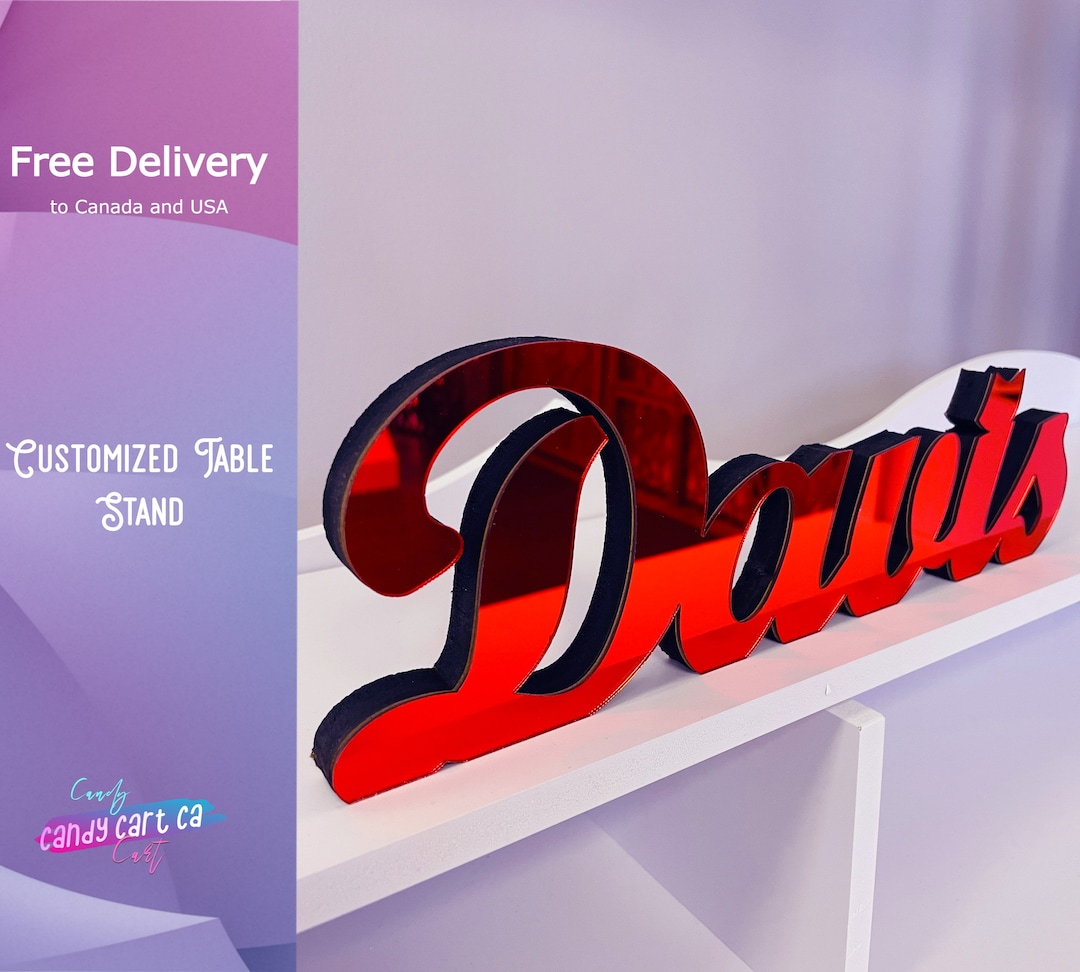 Personalized Table Name Sign | Free Stand Name | Event Decoration ...