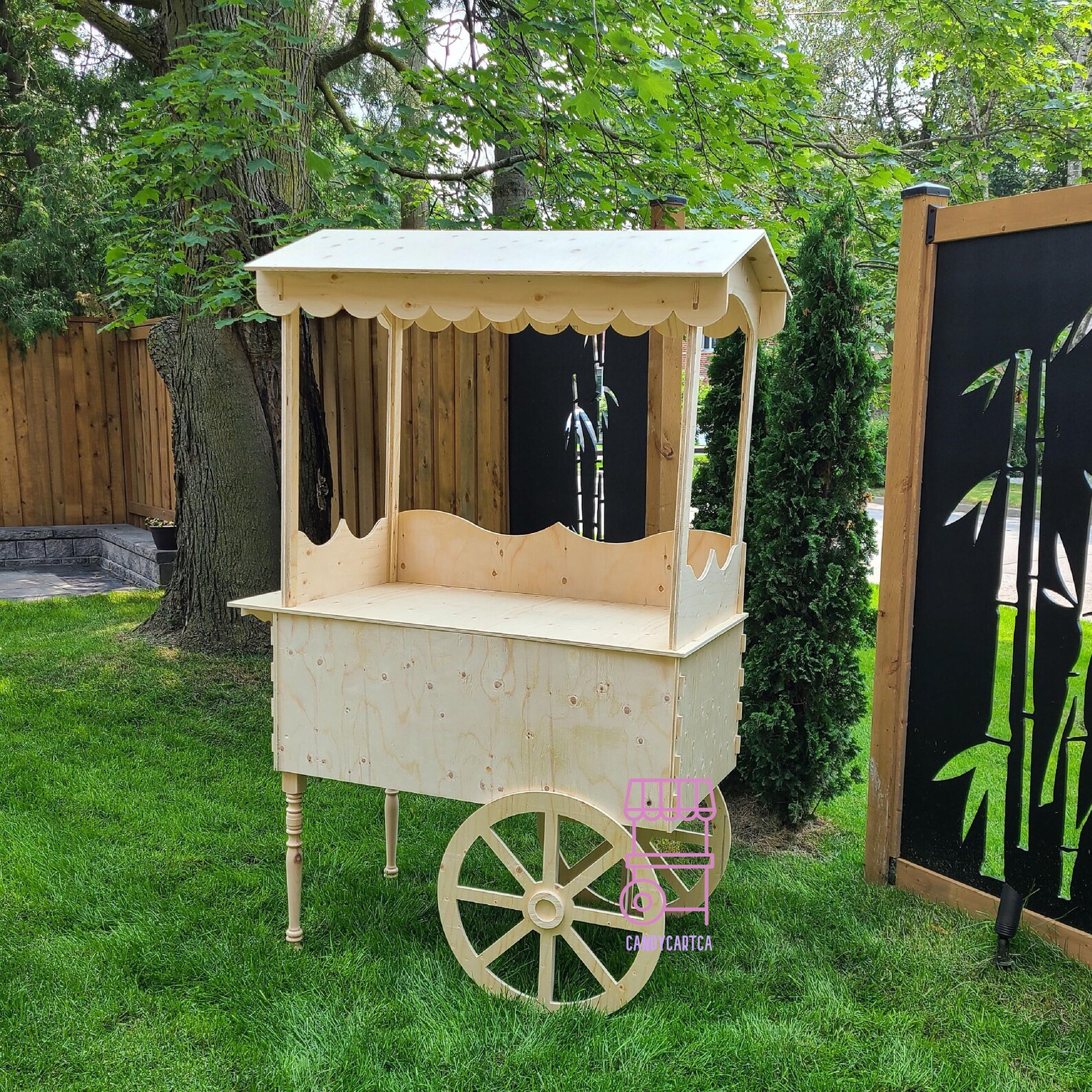 Wooden Sweet Cart: Collapsible Plywood Cake Stand, Event Decor - Etsy