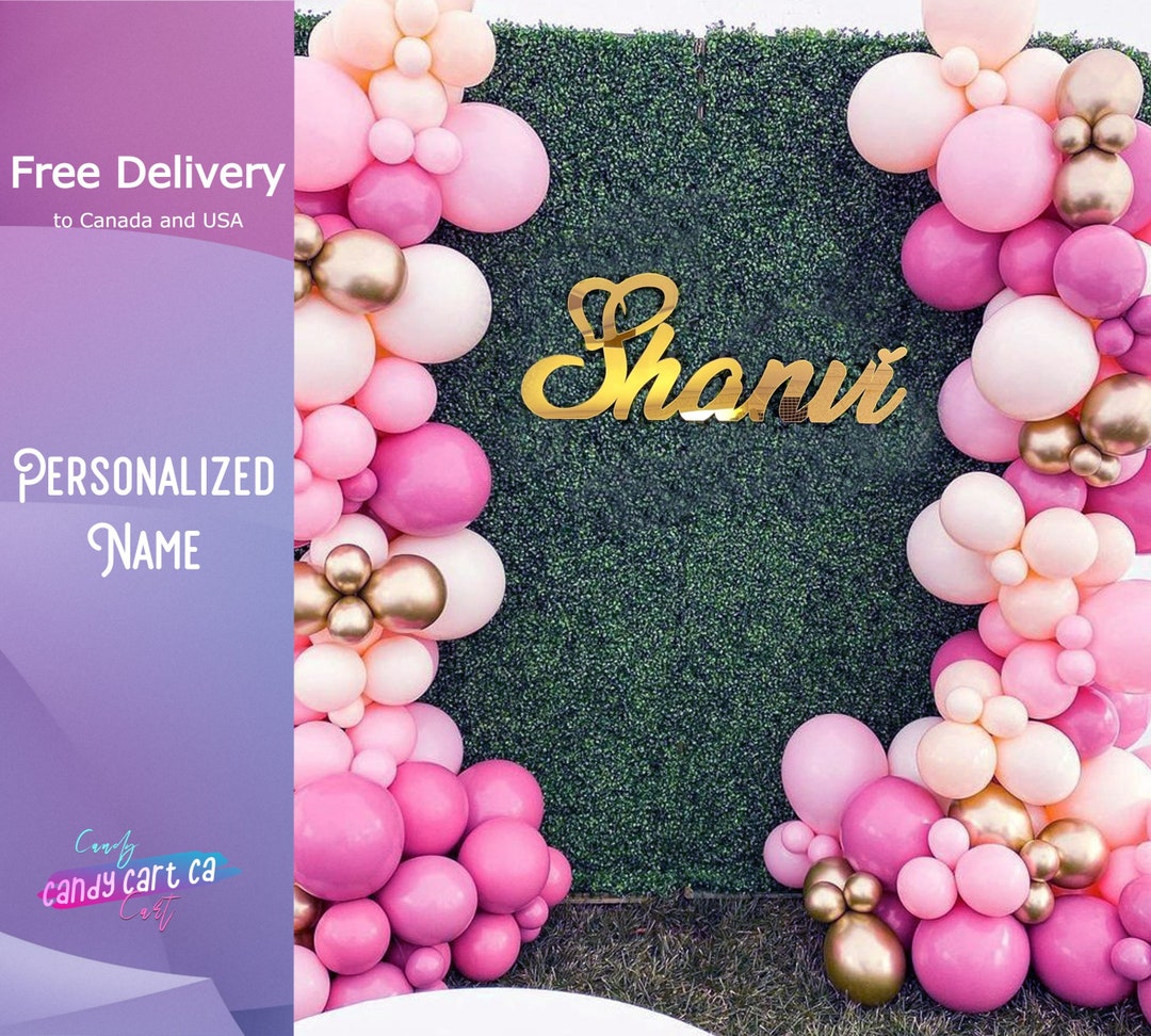 Personalized Name Sign, Event Decoration | Nursery Decor Mirror Acrylic ...