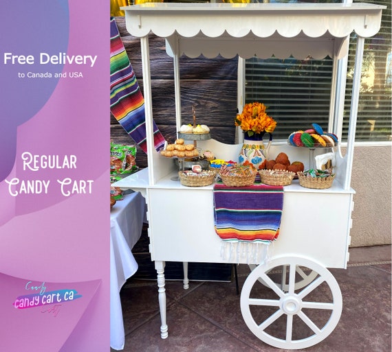 Sweet Cart on Decorative Wheels Candy Cart Adult Sweet Cart - Etsy