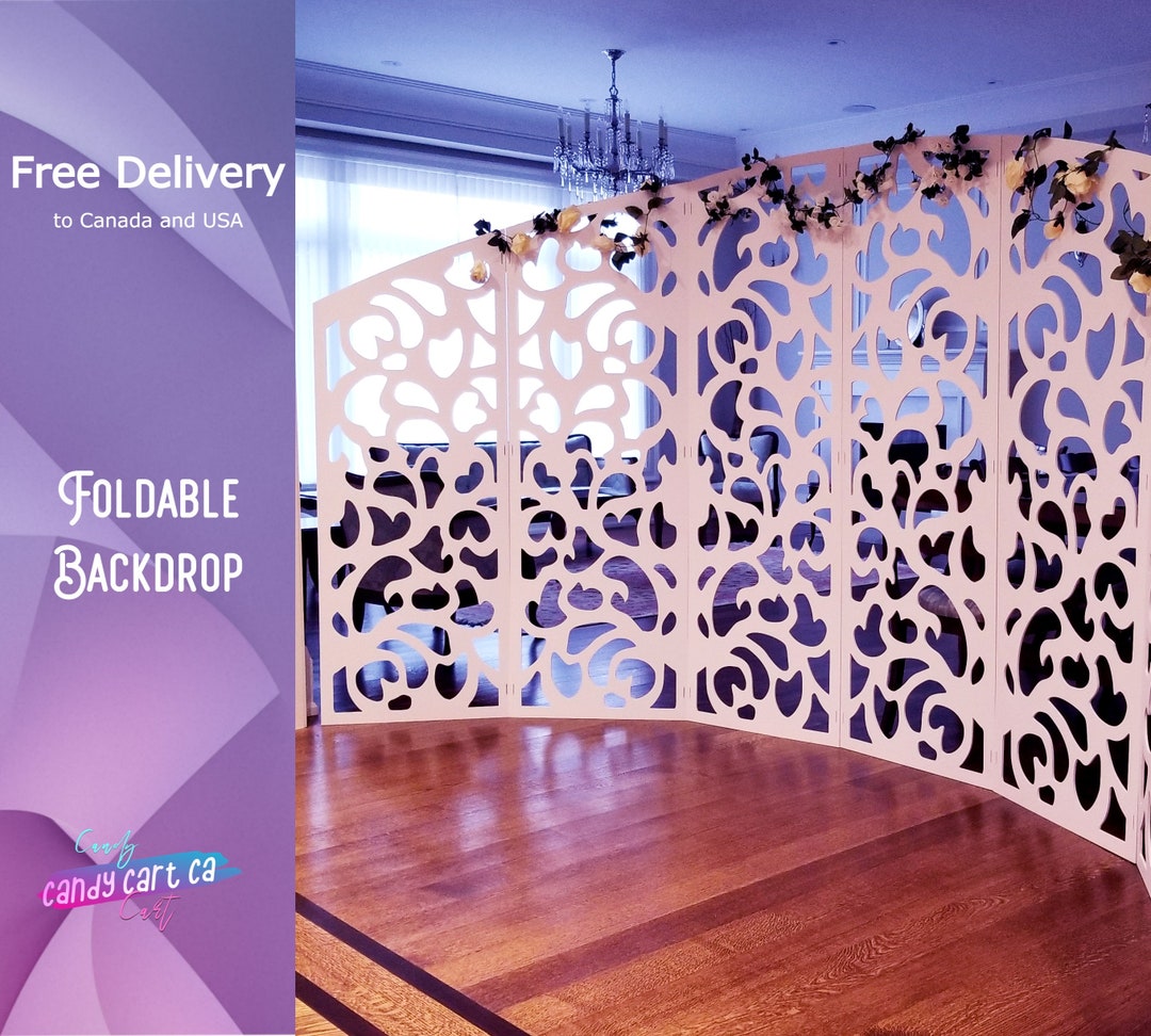 Large Foldable Backdrop | 12 Feet Wide Backdrop for Birthday, Wedding ...