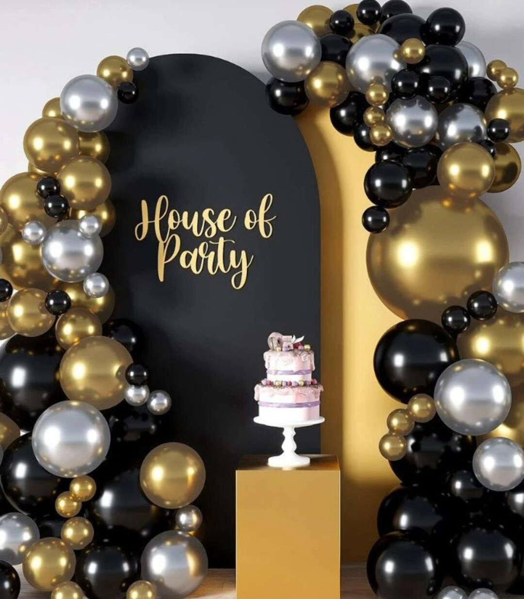 Free Standing Arched Backdrop, Photo Backdrop | Unique Party Decor ...