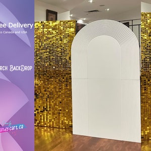 Arched Ripple Backdrop, Grooved Arch for Parties - Etsy