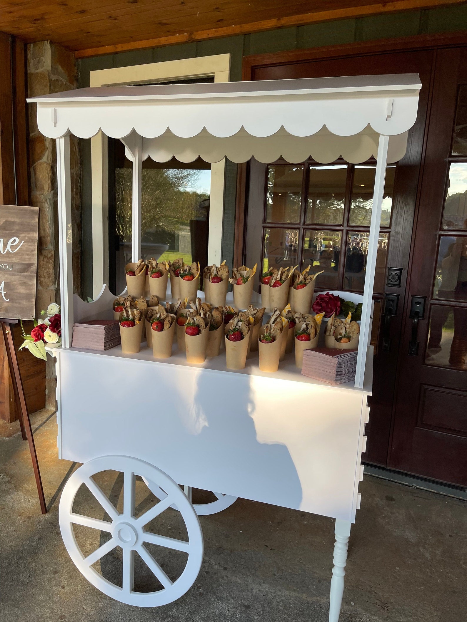 Sweet Cart on Decorative Wheels Candy Cart Adult Sweet Cart - Etsy