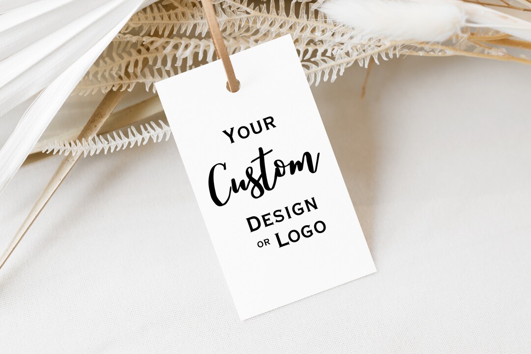 Printable Editable Tags Instant Download, Custom Logo Gift Tags ...