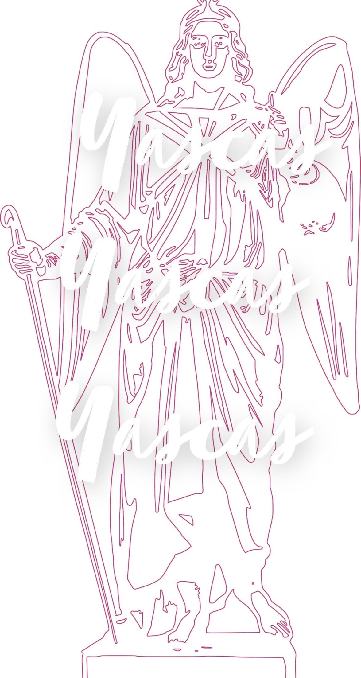 St.raphael SVG File Angel - Etsy