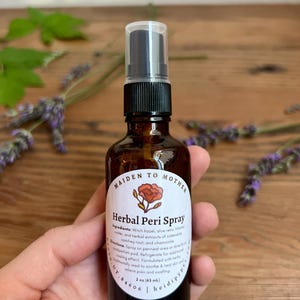 Herbal Peri Spray Postpartum Perineal Spray Postpartum Healing After ...
