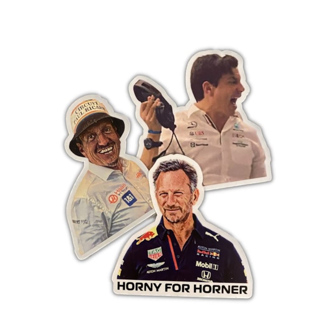 Formula One Team Principal Sticker Pack - Etsy
