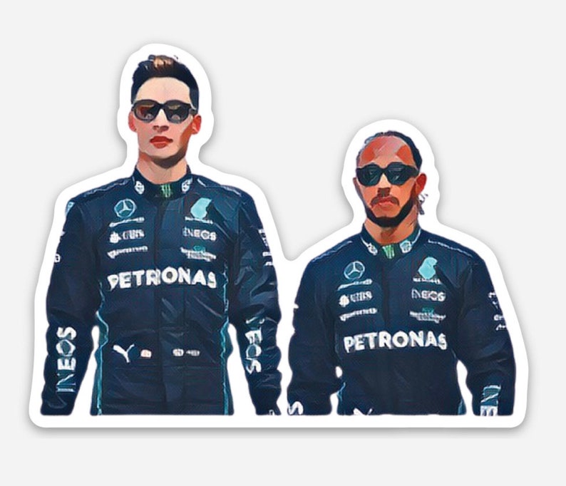 Mercedes AMG F1 Sticker Sheet - Etsy