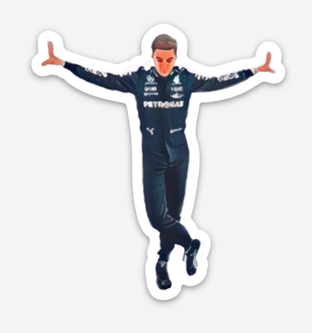 George Russell 2023 Opening Sequence Pose - Etsy