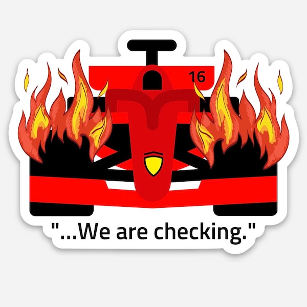 Ferrari Sticker - Etsy