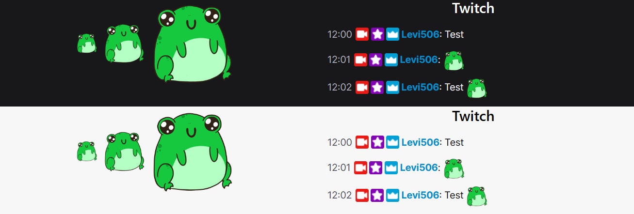 Cute Froggies Twitch / Discord Emotes , Frogs, Animals, Streamer Assets ...