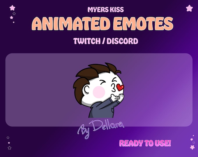 Michael Myers Blowing Kisses ANIMATED Twitch / Discord Emote, Myers ...