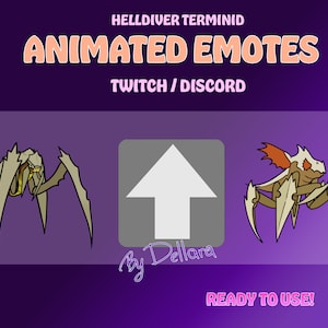 Helldiver Terminids Bundle Twitch / Discord Emote , Helldivers 2, Game ...