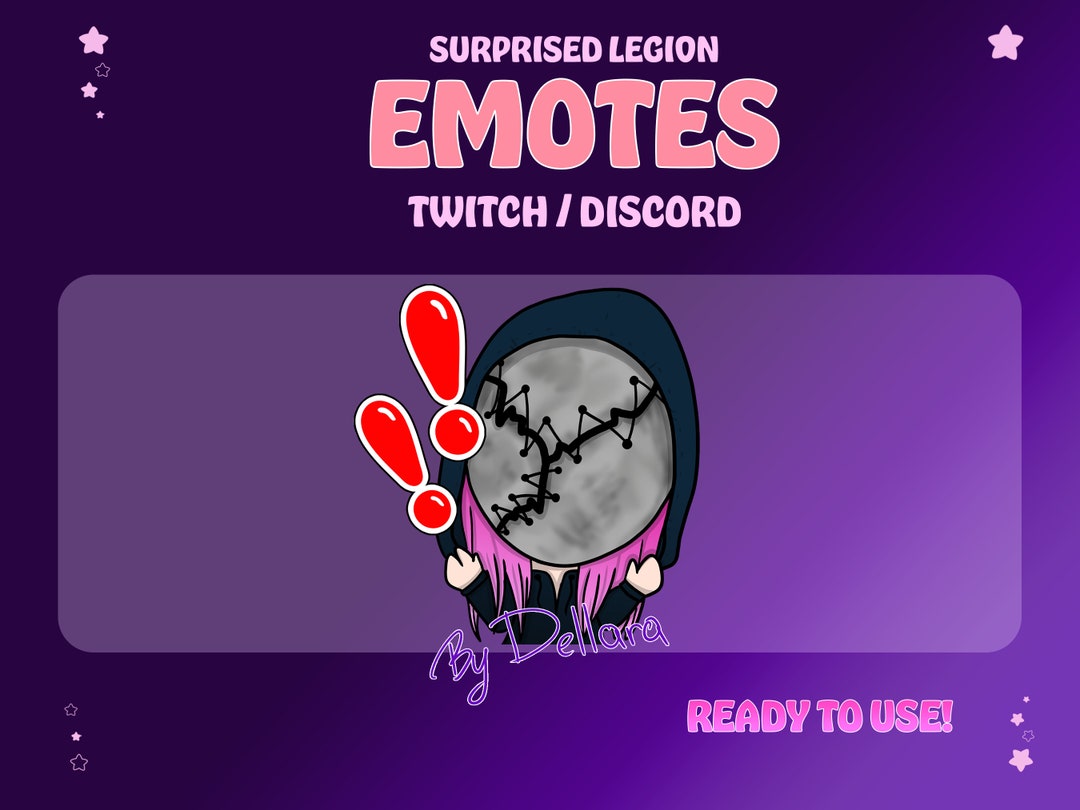 Surprised Legion Twitch / Discord Emote, Legion, Game Character - Etsy