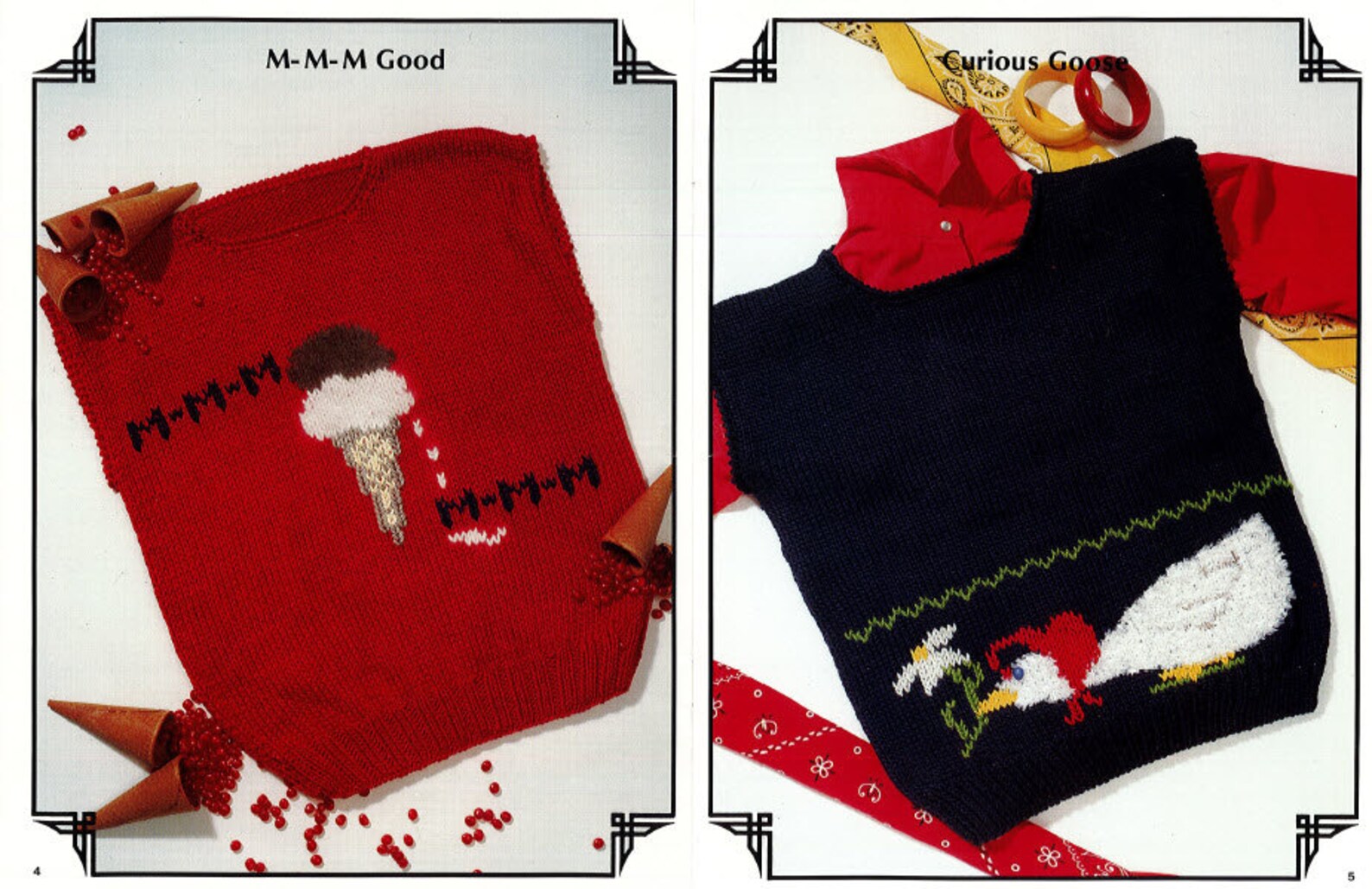 8 Vintage Knitting Patterns - Etsy