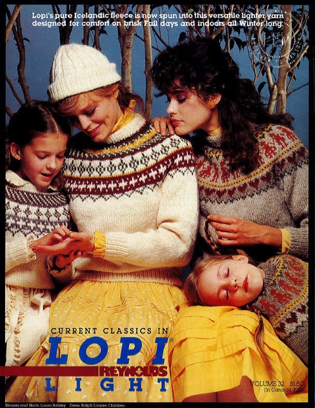 4 Vintage Islandic Sweater & Cap Patterns - Etsy