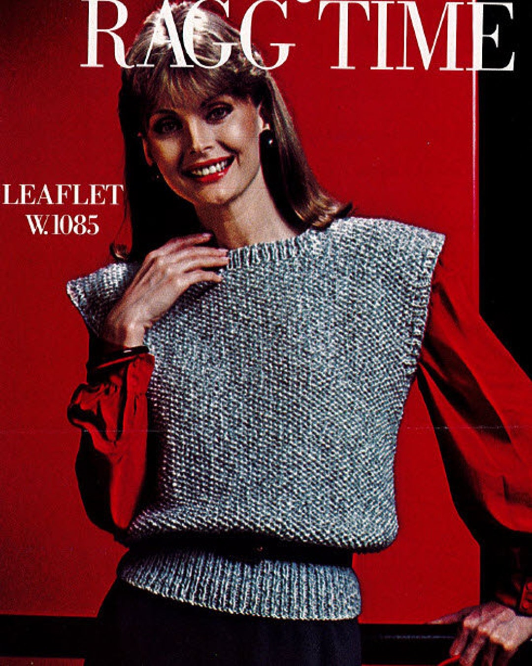 Vintage Sweater Knitting Pattern - Etsy
