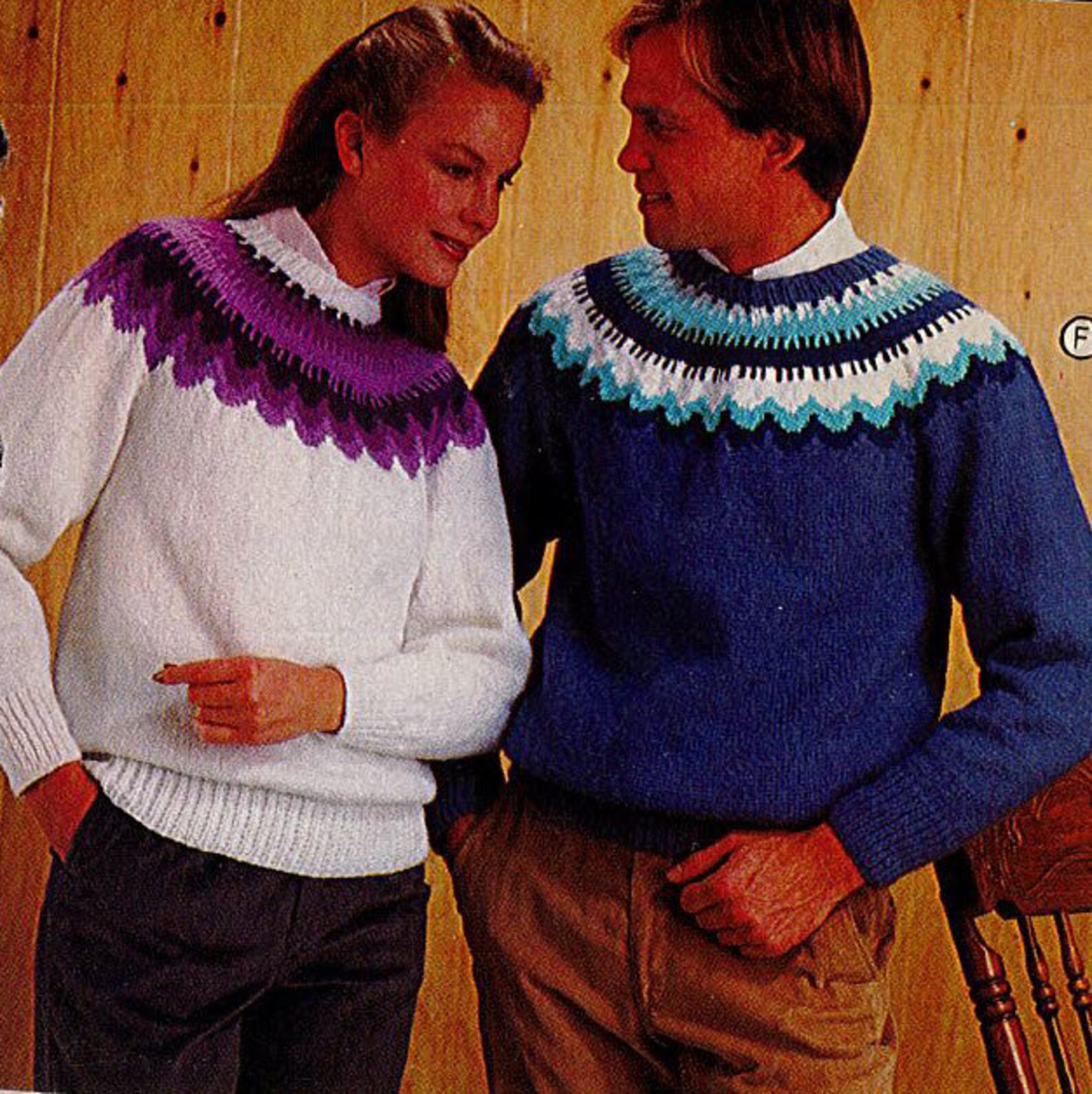 Classic Vintage Ski Sweater Pattern - Etsy