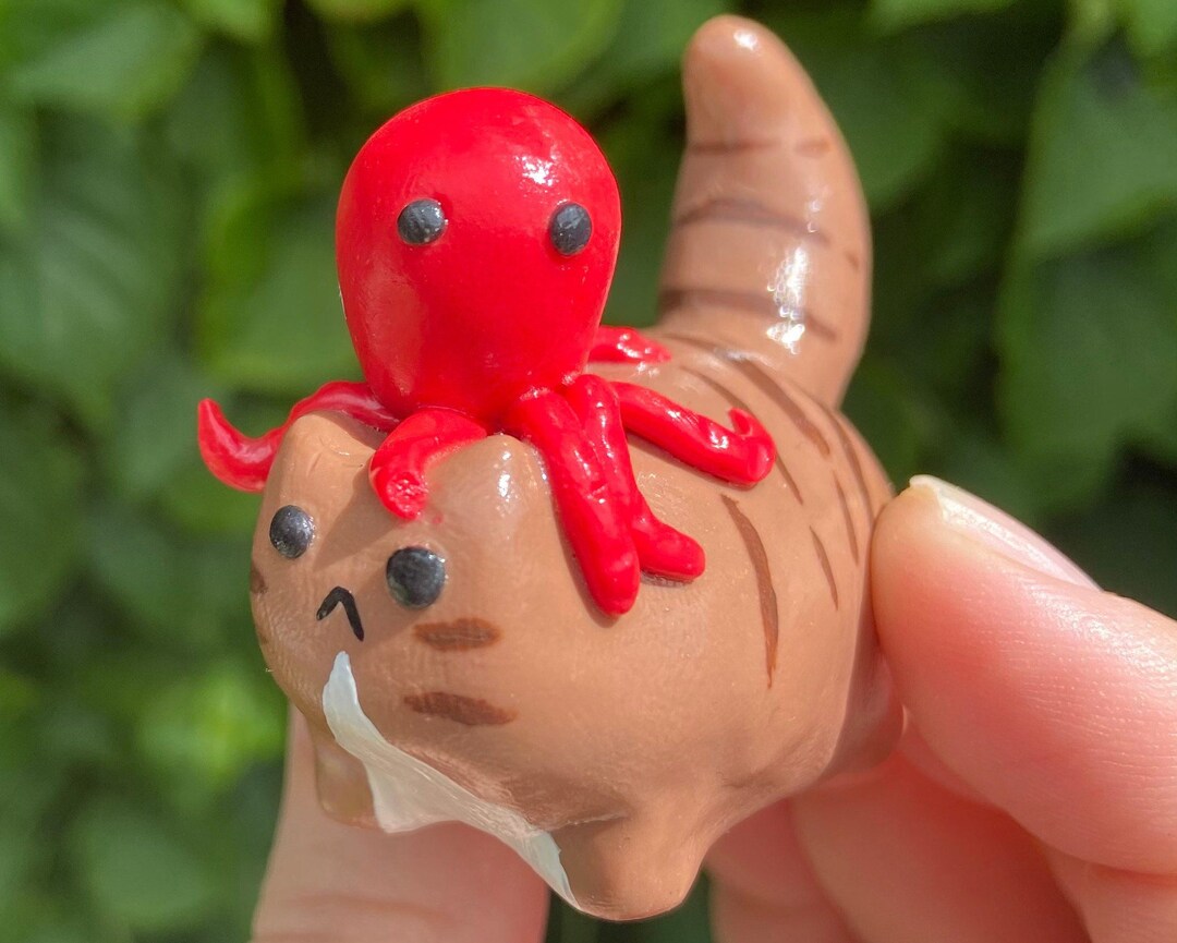 Cat With Octopus Model - Etsy