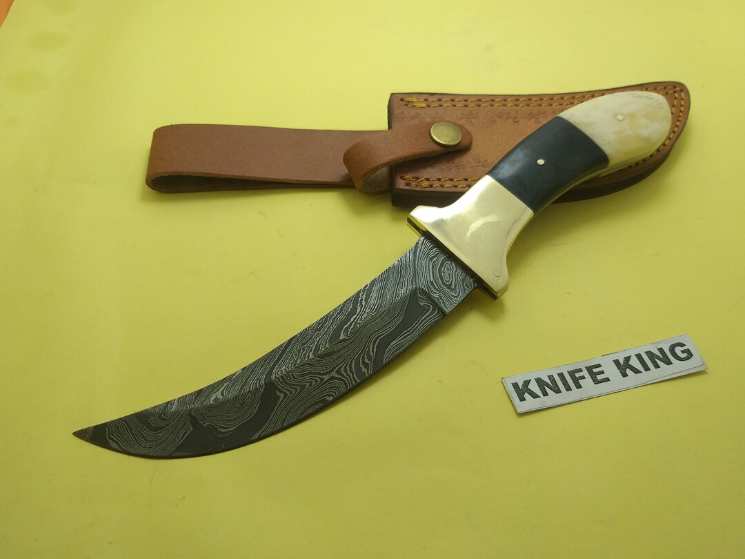 Damascus Kirpan Sikh Knife Hand Made Gift for Him USA - Etsy