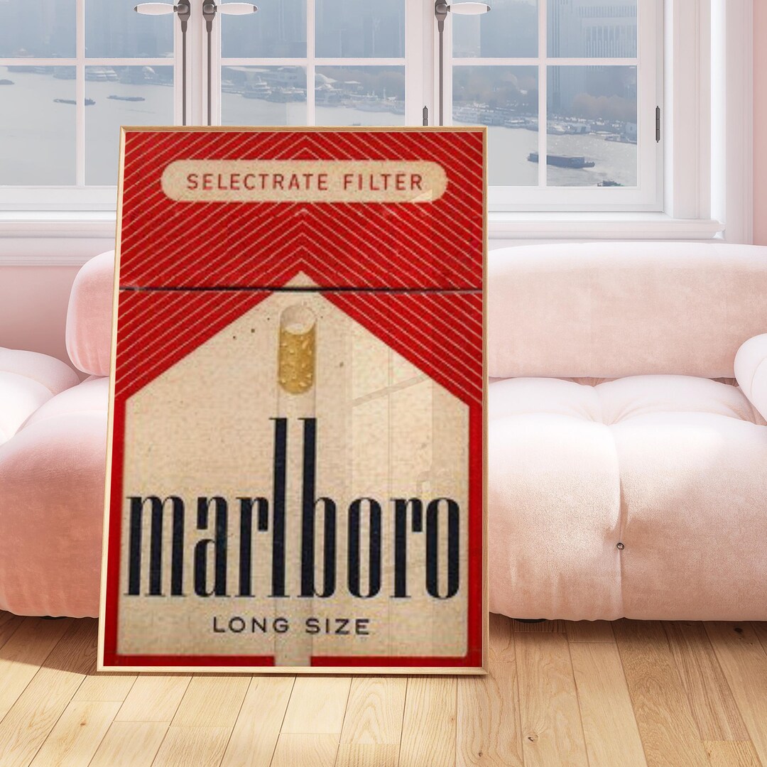 Vintage Marlboro Print,kitchen Poster,home Decor,vintage Poster Wall ...