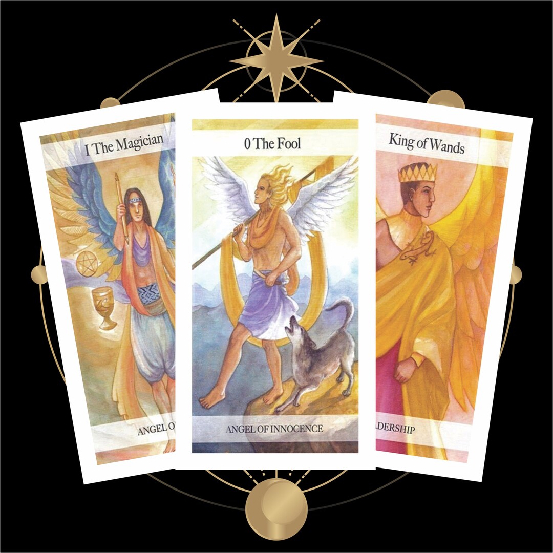 Printable Tarot Oracle Tarot of the Angels II With Reverse, Fully ...