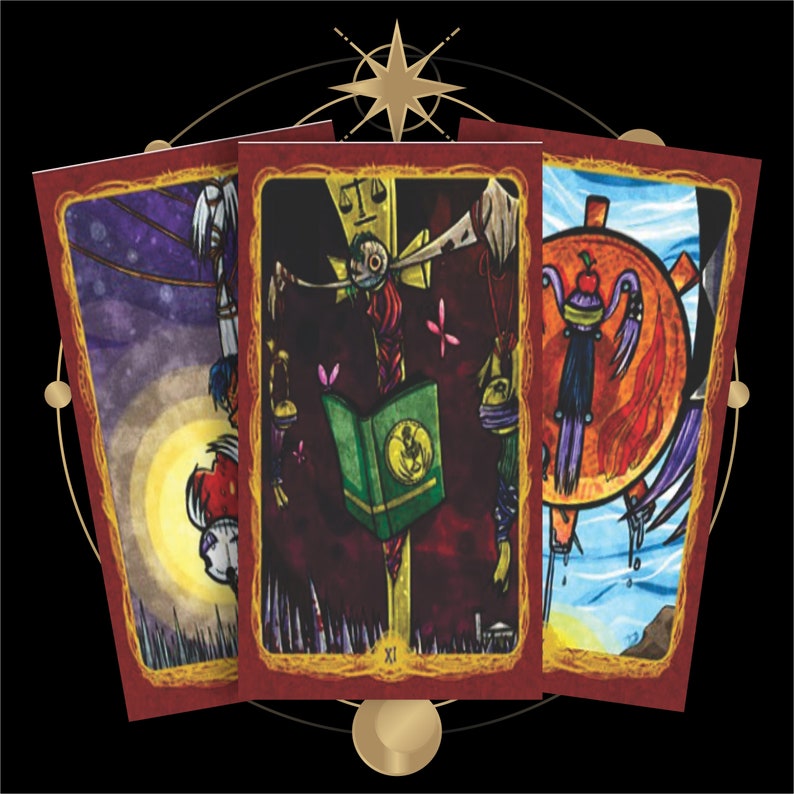 Printable Tarot Vodoo Tarot With Reverse Fully Downloadable and ...
