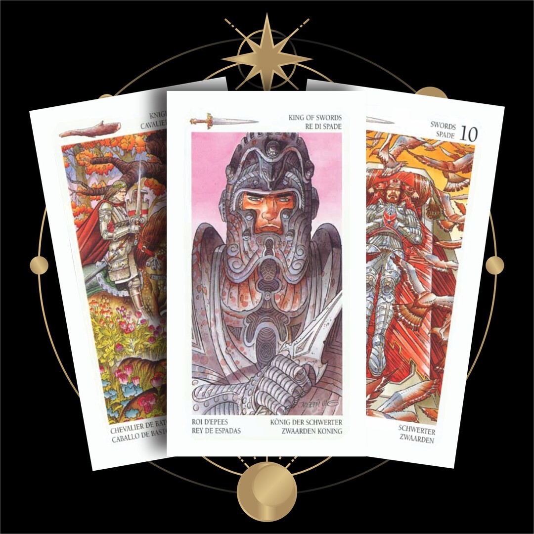 Printable Tarot Avalon Digital Oracle Tarot Cards, Downloadable and ...