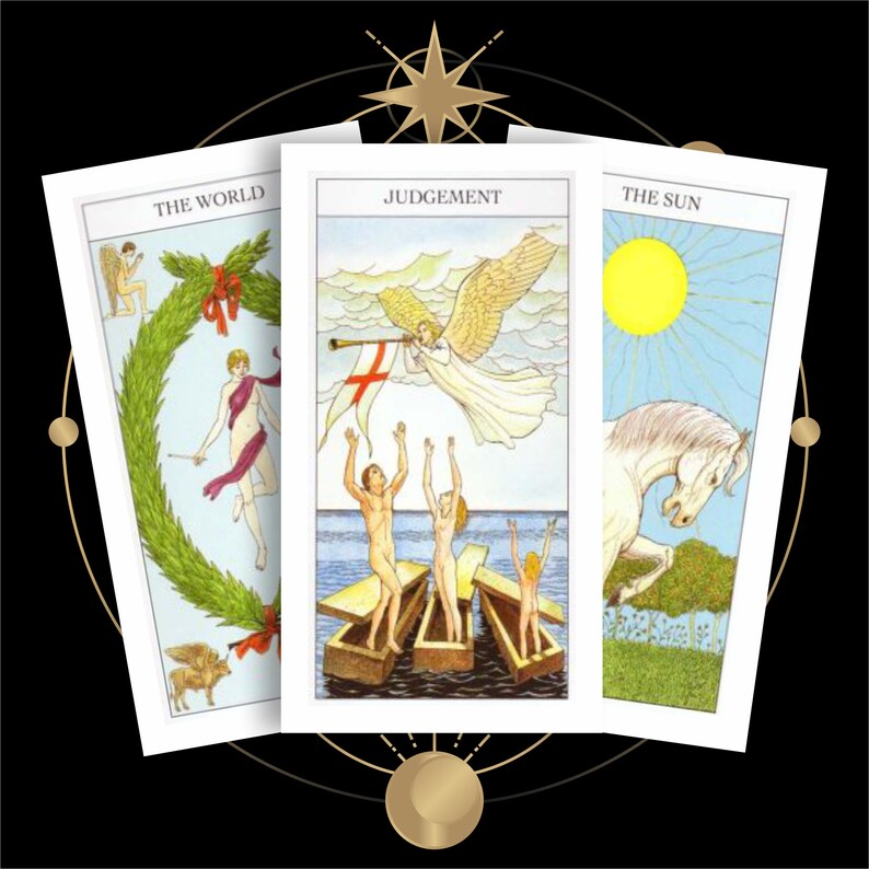 Printable Tarot Tarot for Beginners With Reverse, Fully Downloadable ...