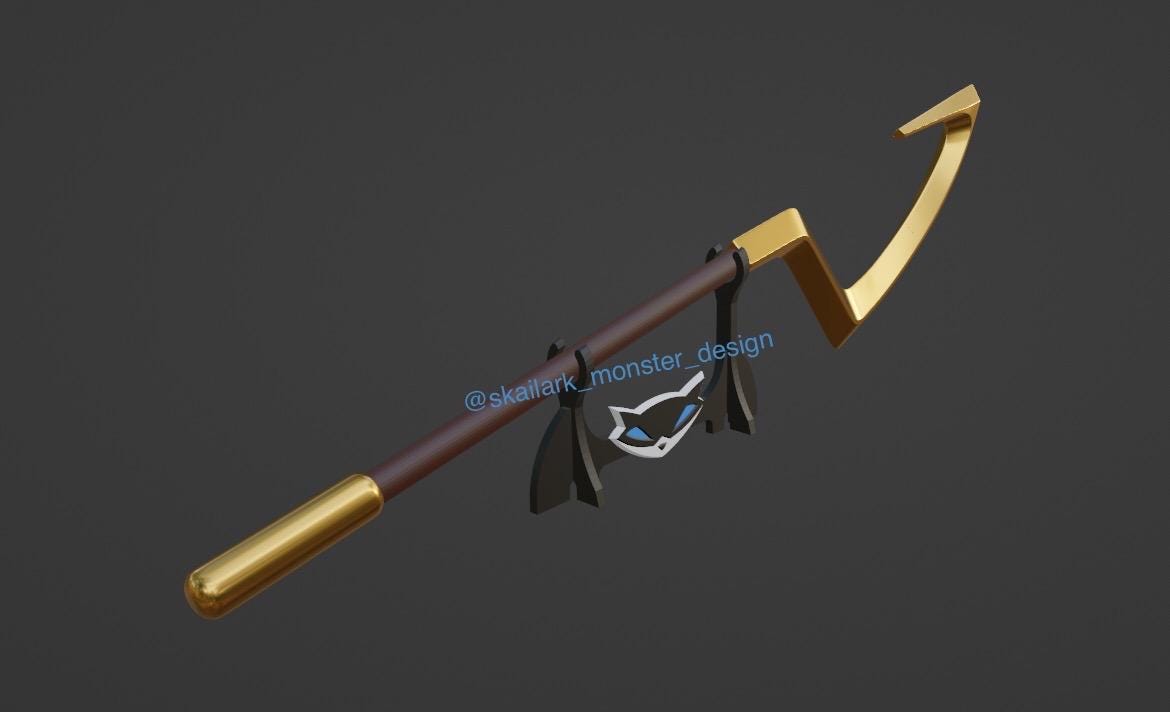 Sly Cooper Raccoon Cane collectible Objects - Etsy