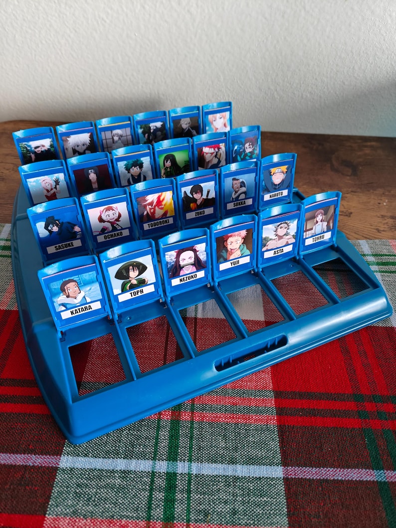 Anime Guess Who Game - Etsy
