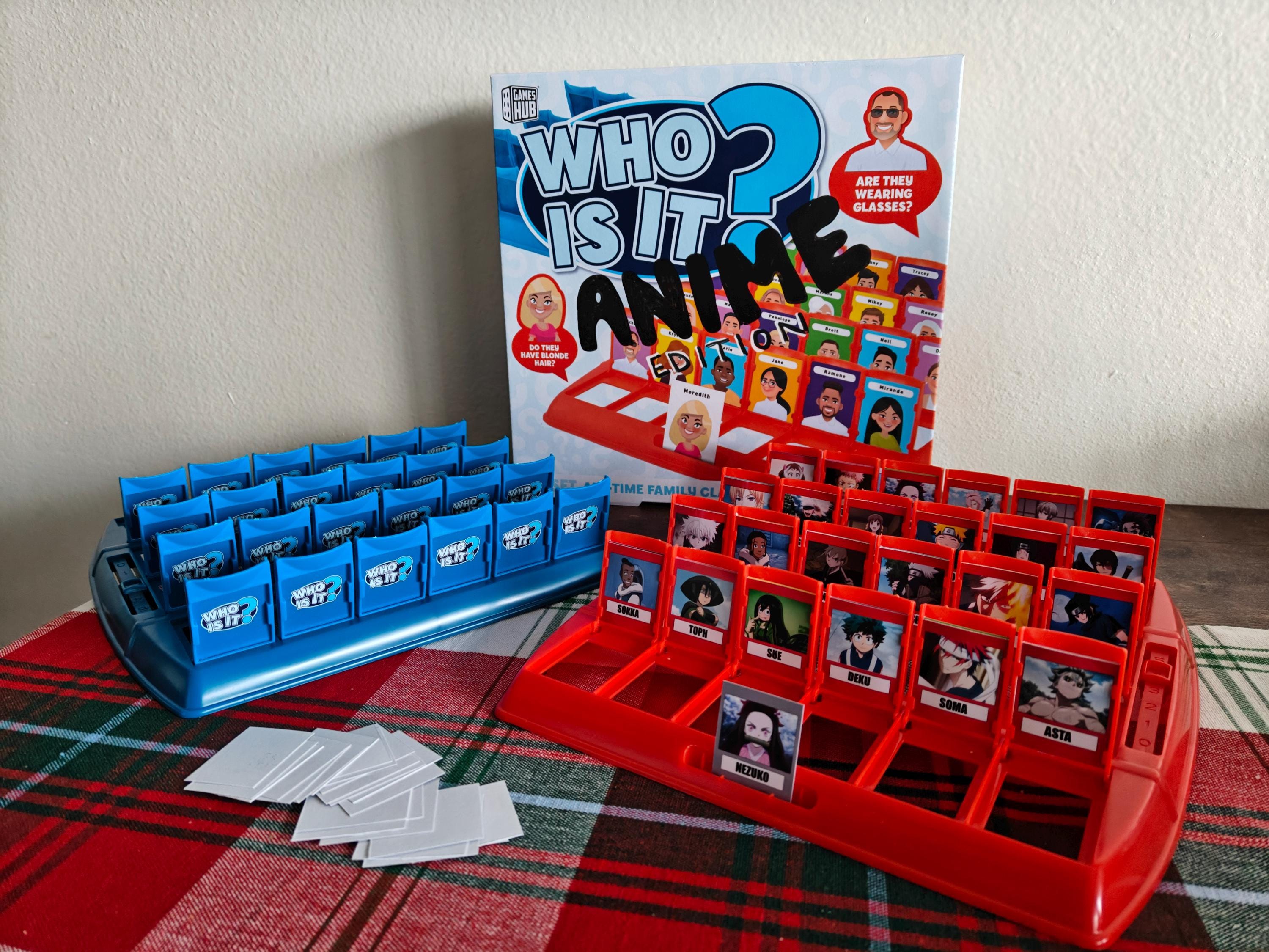 Anime Guess Who Game - Etsy