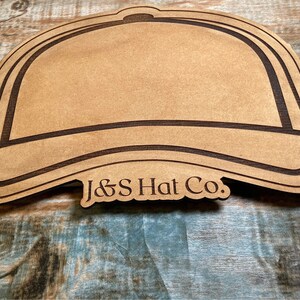 Hat Board for Trucker Hat Bar, Hat Bar Template, Hat Board, Hat Vision ...